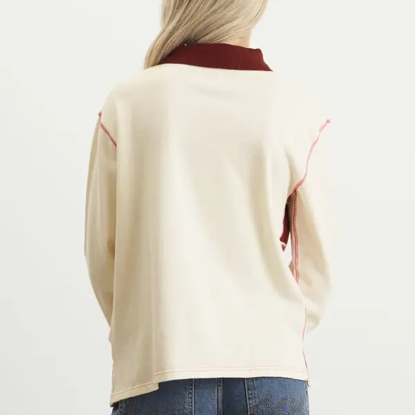 DAMSON MADDER Olina" Striped Rugby Shirt
