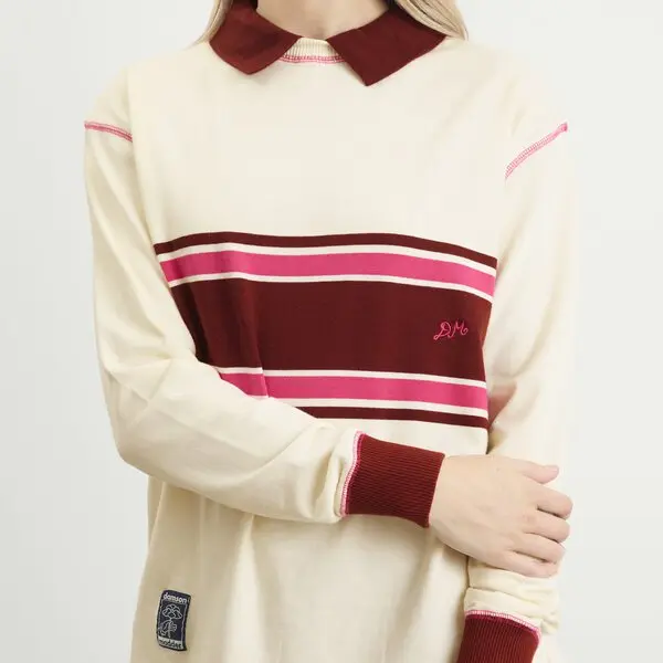 DAMSON MADDER Olina" Striped Rugby Shirt