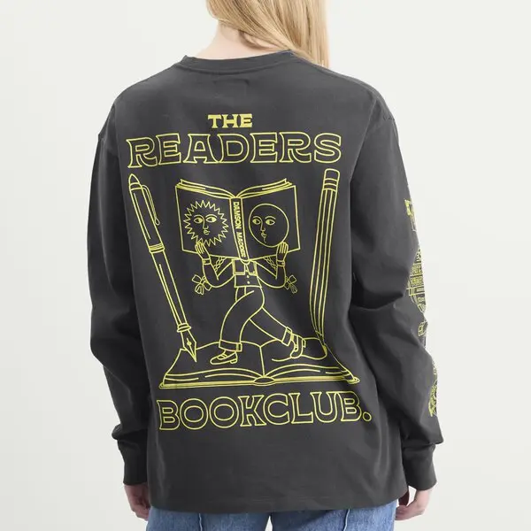 DAMSON MADDER The Reader Long Sleeve T-shirt