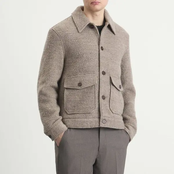 WAX LONDON Newgate Melange Wool Jacket