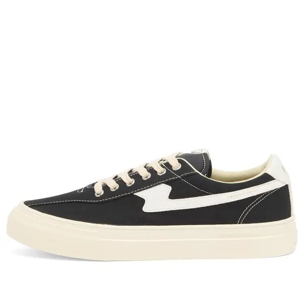 S.W.C STEPNEY WORKERS CLUB Dellow S-strike Cup Canvas Sneaker - Black/white