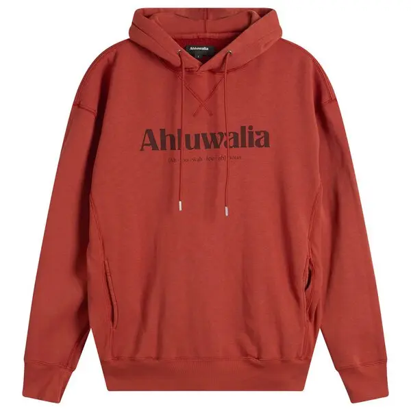 Ahluwalia Logo Hoodie - Rust