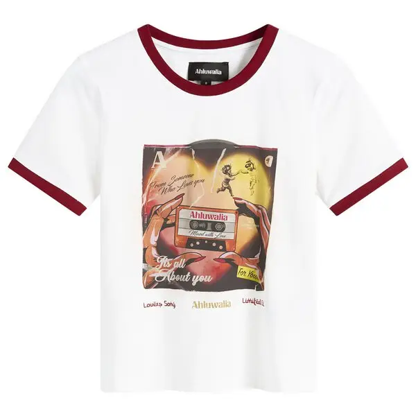 Ahluwalia Vinyl Baby T-shirt - White