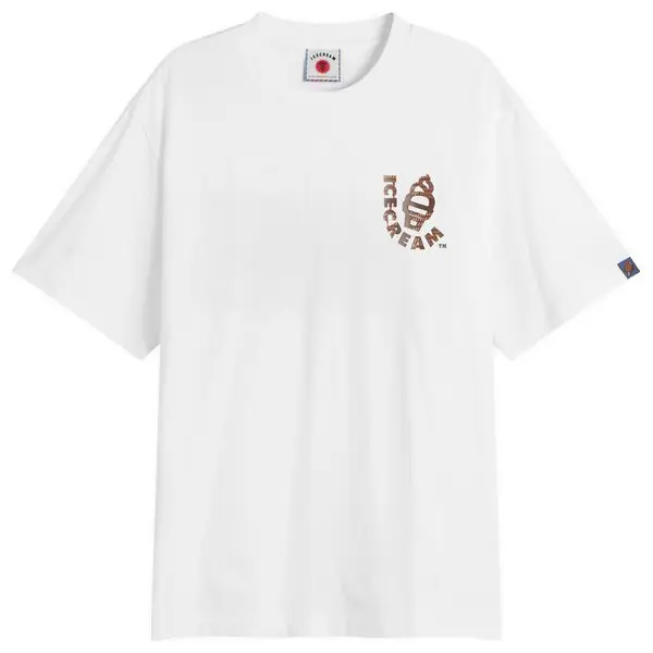 ICECREAM Waffle Cone T-shirt - White