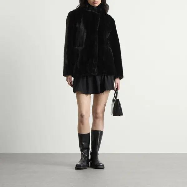 NOTHING WRITTEN Misha Faux Fur Jacket