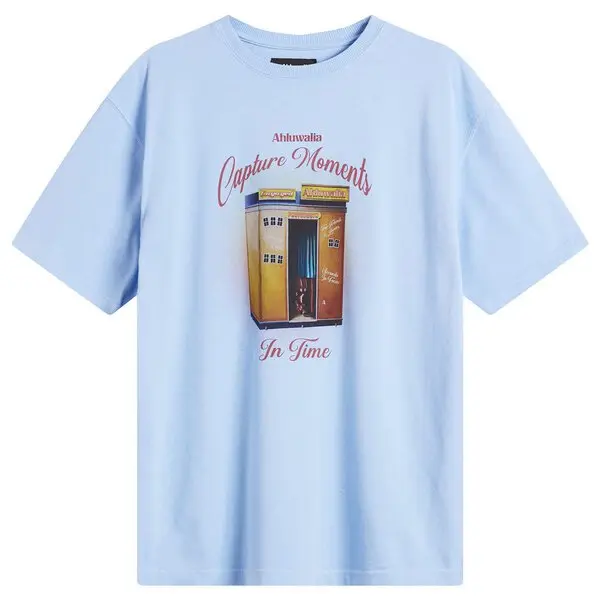 Ahluwalia Capture Moments In Time T-shirt - Blue