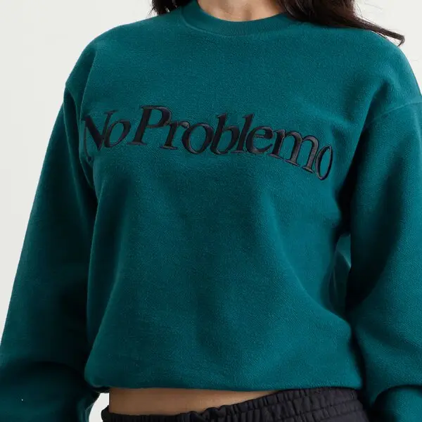 NO PROBLEMO Reverse Fleece Sweatshirt