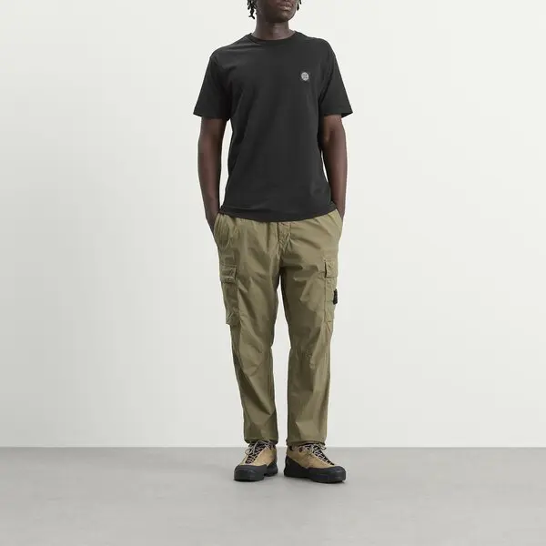 Stone Island Patch Logo T-shirt - Black