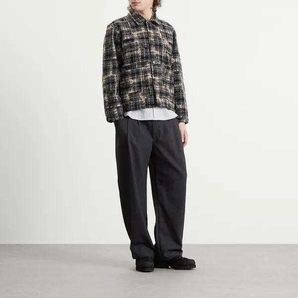 Universal Works Patch Check Fleece Rams Jacket