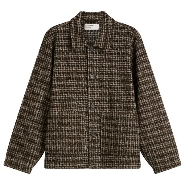 Universal Works Jacquard Knit Rams Jacket - Brown