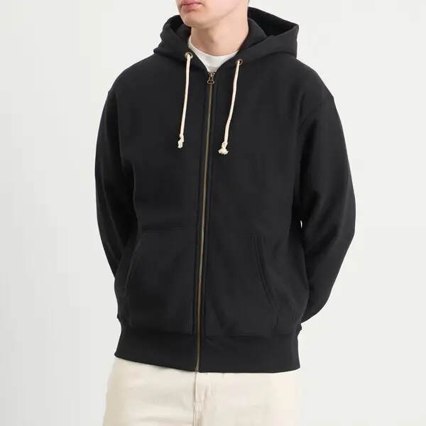 Champion Reverse Weave Fleece Zip Hoodie - Black