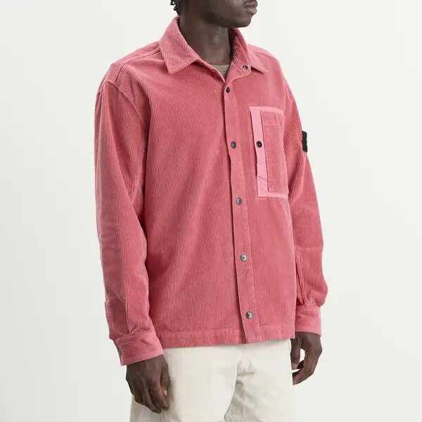 Stone Island Organic Cotton Corduroy Overshirt