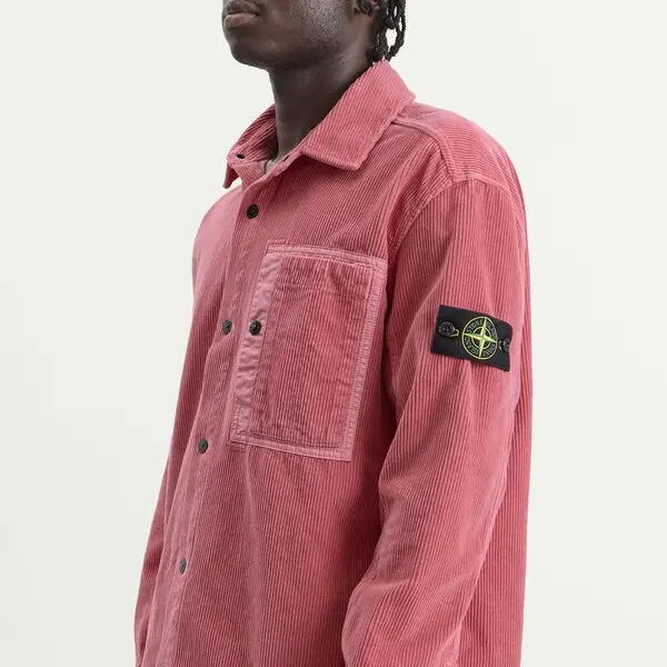 Stone Island Organic Cotton Corduroy Overshirt