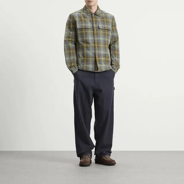 Moncler Eco Nylon Check Shirt Jacket