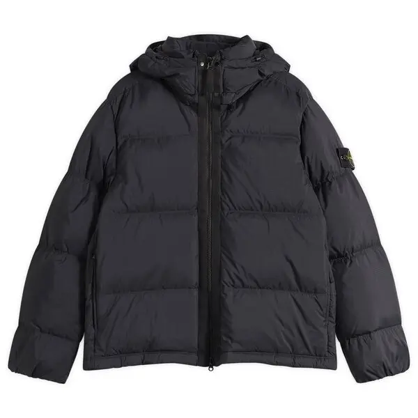 Stone Island Matt Ripstop Cordura Down Jacket - Black