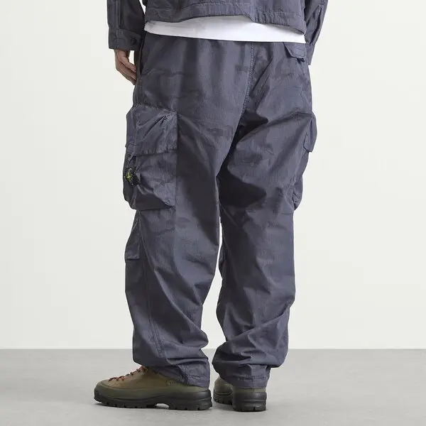 Stone Island Faded Camouflage Ripstop-tc Cargo Trousers