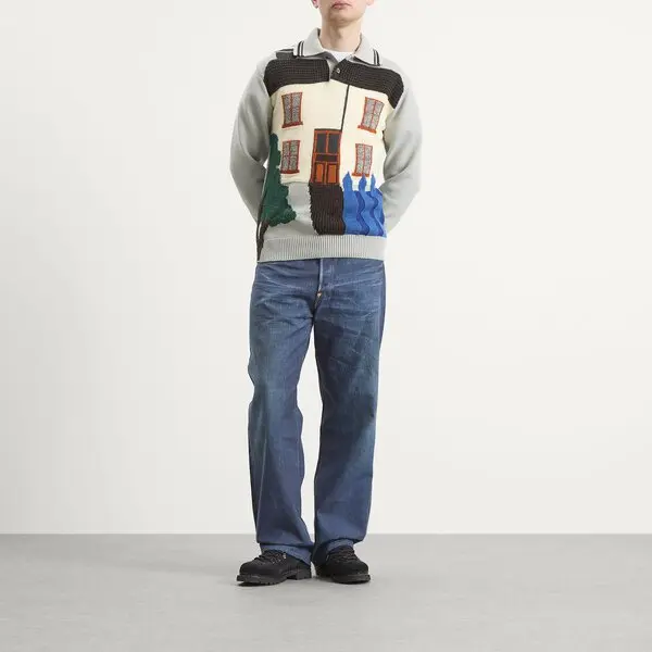 Junya Watanabe Intarsia Jacquard Jumper