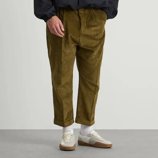 AMI Paris Corduroy Velvet Carrot Trousers
