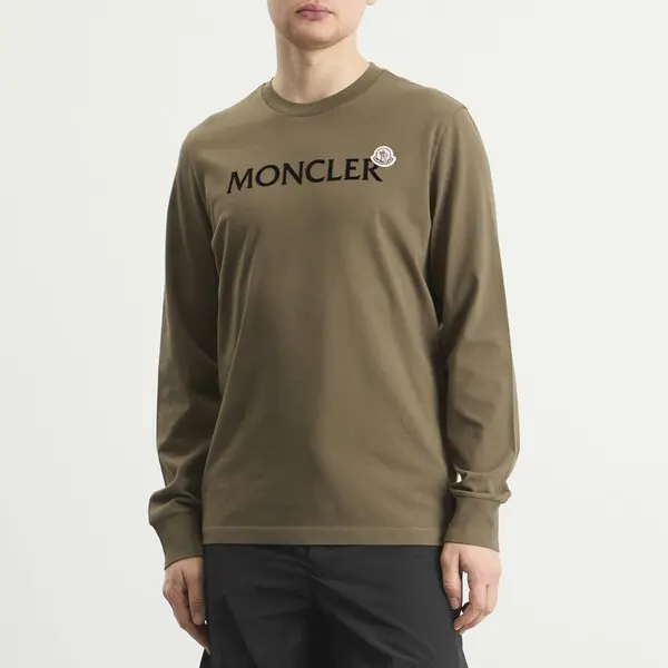 Moncler Long Sleeve Cotton T-shirt