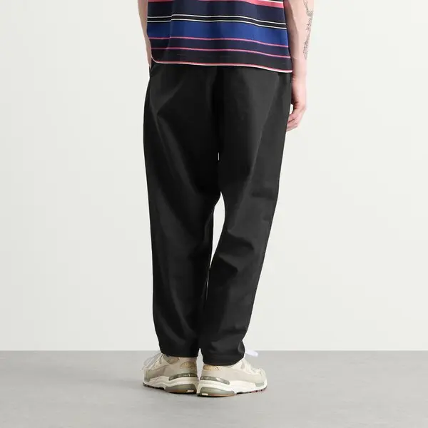 Universal Works Pleated Track Pant - Black