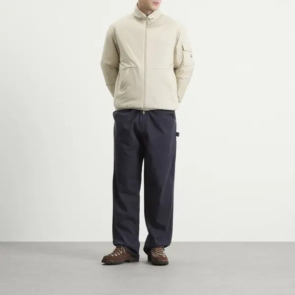 Moncler Gabardine Cotton Carpenter Trousers - Navy