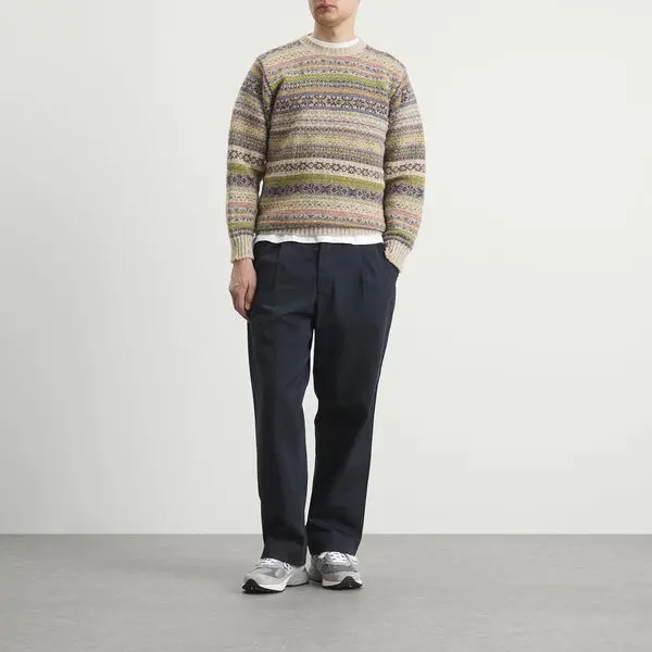 JAMIESON'S OF SHETLAND Fair Isle Crew Knit