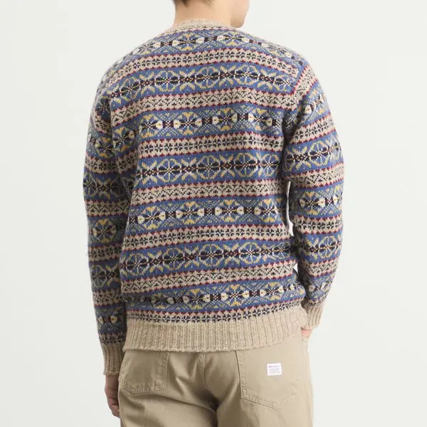 JAMIESON'S OF SHETLAND Fair Isle Crew Knit