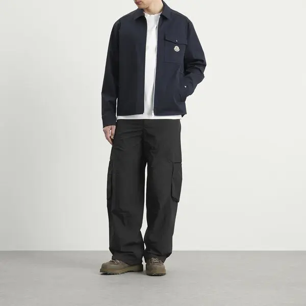 Moncler Gabardine Cotton Shirt Jacket