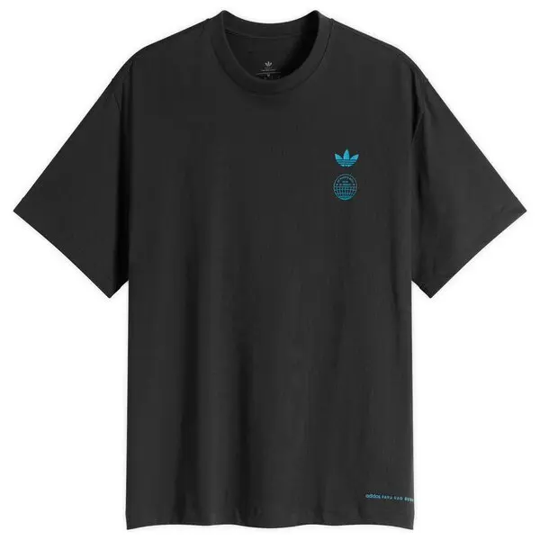 Adidas X Bad Bunny Paris Tour Merch T-shirt - Black