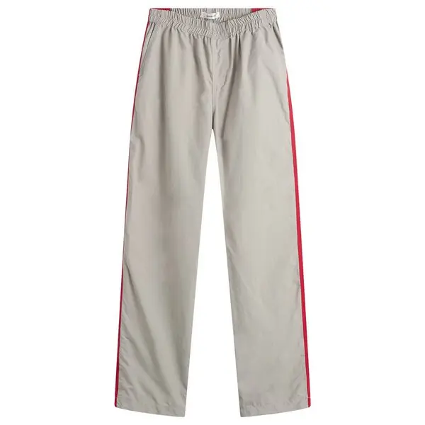 Gimaguas Tyler Trousers With Contrast Side Stripes - Grey/red