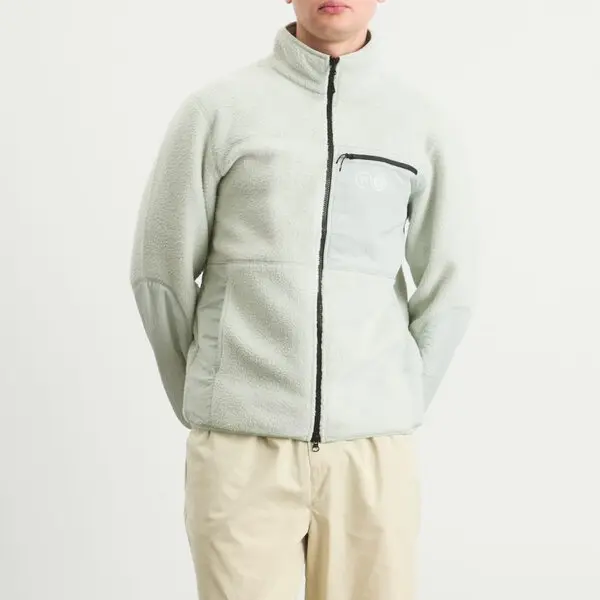PURPLE MOUNTAIN OBSERVATORY Borg Sherpa Fleece Zip-up Jacket