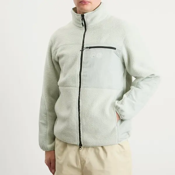 PURPLE MOUNTAIN OBSERVATORY Borg Sherpa Fleece Zip-up Jacket