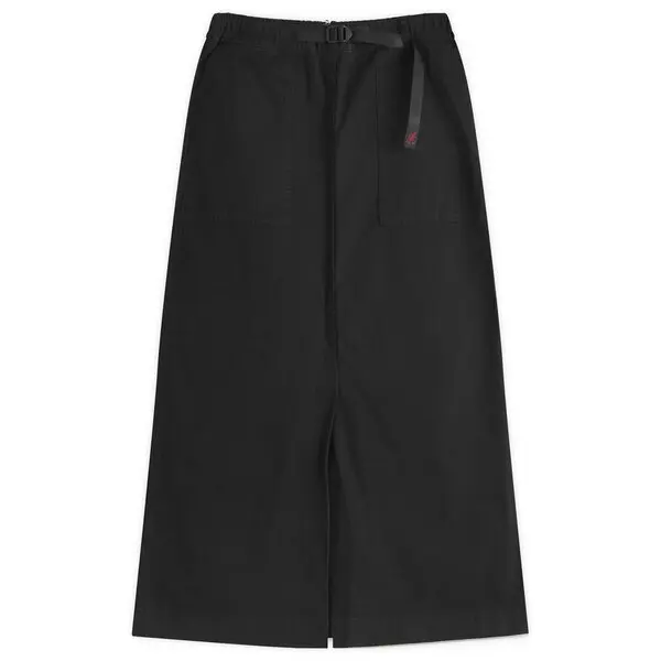 Gramicci Long Baker Midi Skirt - Black
