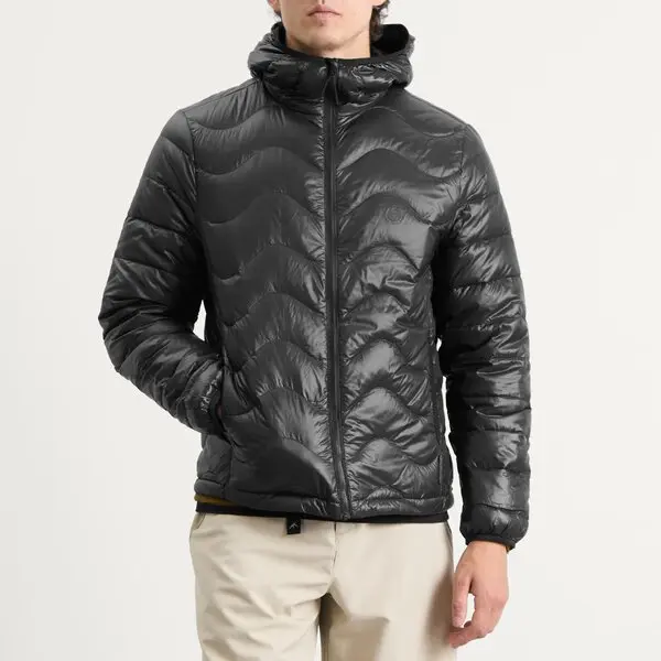 PURPLE MOUNTAIN OBSERVATORY Waves Hooded Puffa Jacket