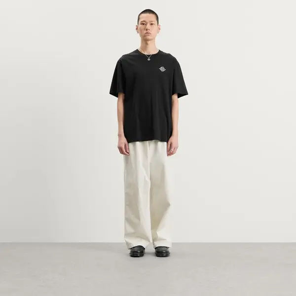 END. Monogram T-shirt - Black