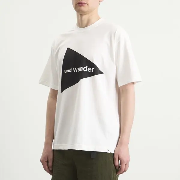 AND WANDER Big Logo T-shirt