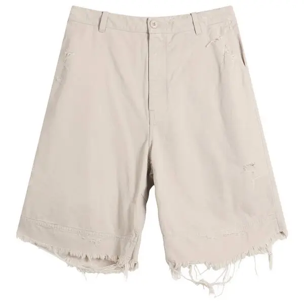 Balenciaga Heavy Cotton Workwear Pants - Light Grey