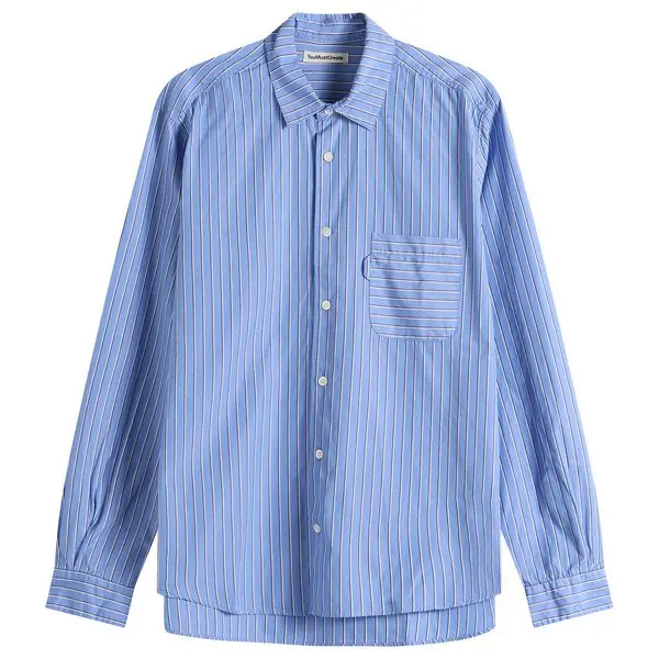 You Must Create Curtis Shirt - Blue Multi