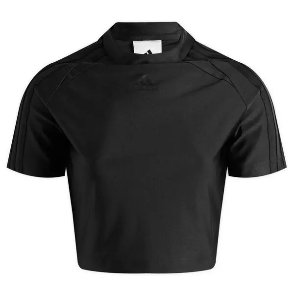 Adidas Teamgeist Adicolor Cropped T-shirt - Black
