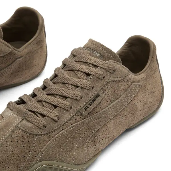 PUMA X Jil Sander K-street Suede Sneakers - Matte Bronze