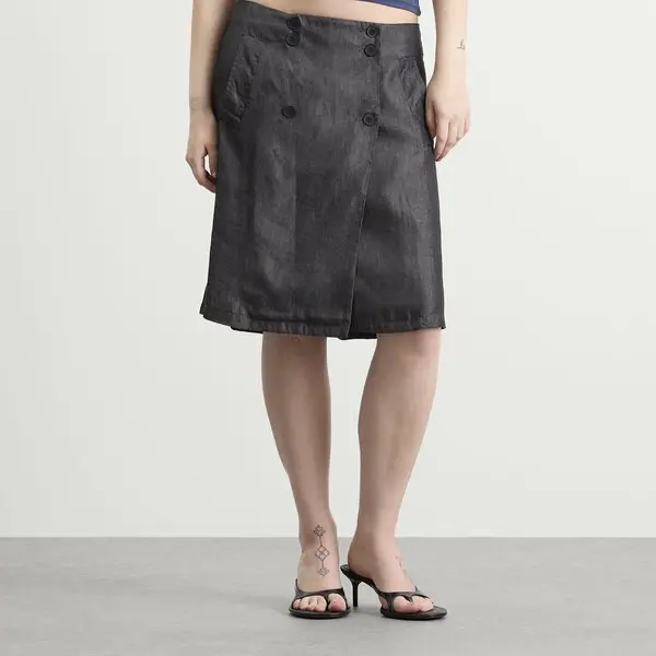 PEACHY DEN Estelle Midi Skirt