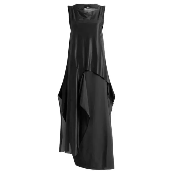 Y3 Mesh Midi Dress - Black