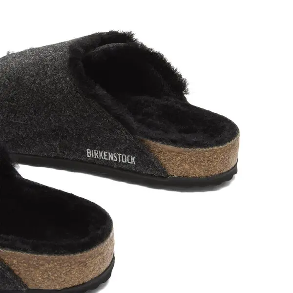BIRKENSTOCK Solana Felt Shearling