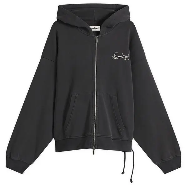 SNDYS. Zip Hoodie - Black