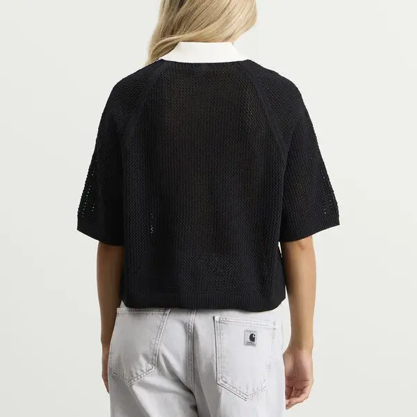 Adidas Crochet Polo Top