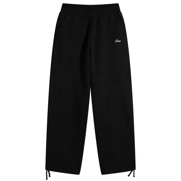 DIME Cursive Small Logo Sweatpants - Black