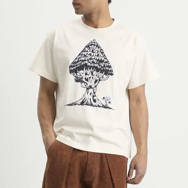 STORY MFG. Hand Embroidered Grateful T-shirt