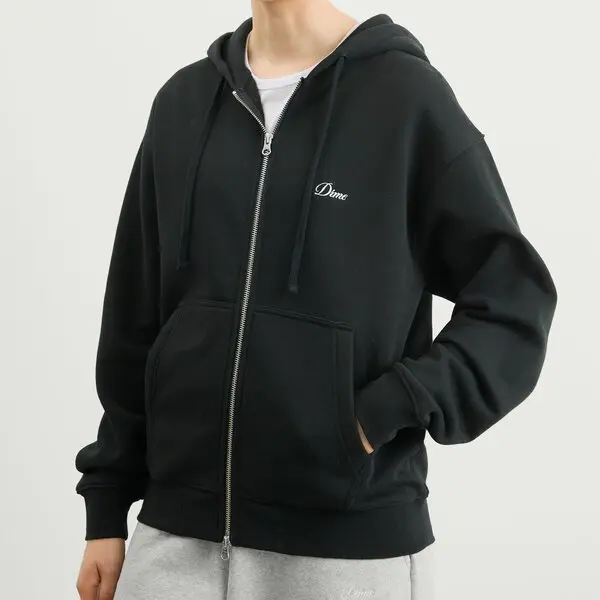 DIME Cursive Zip Hoodie