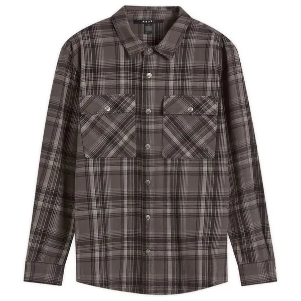 Ksubi Snakebite Check Overshirt - Grey