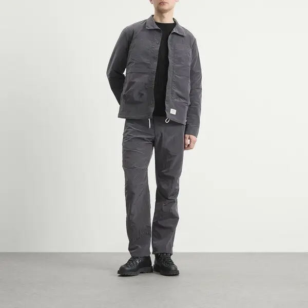 RANRA Epitome Shiny Nylon Overshirt - Peat